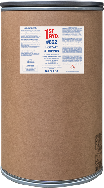 1st Ayd Corporation. Iron Man Hot Vat Stripper Ferrous Metal Cleaner