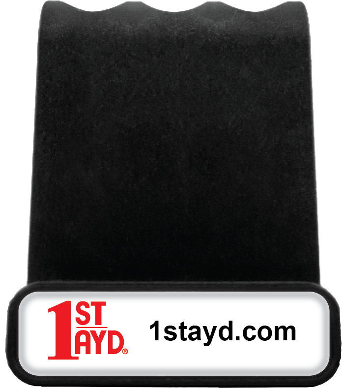 1st Ayd Corporation. Cell Stand Black with 1st Ayd Logo